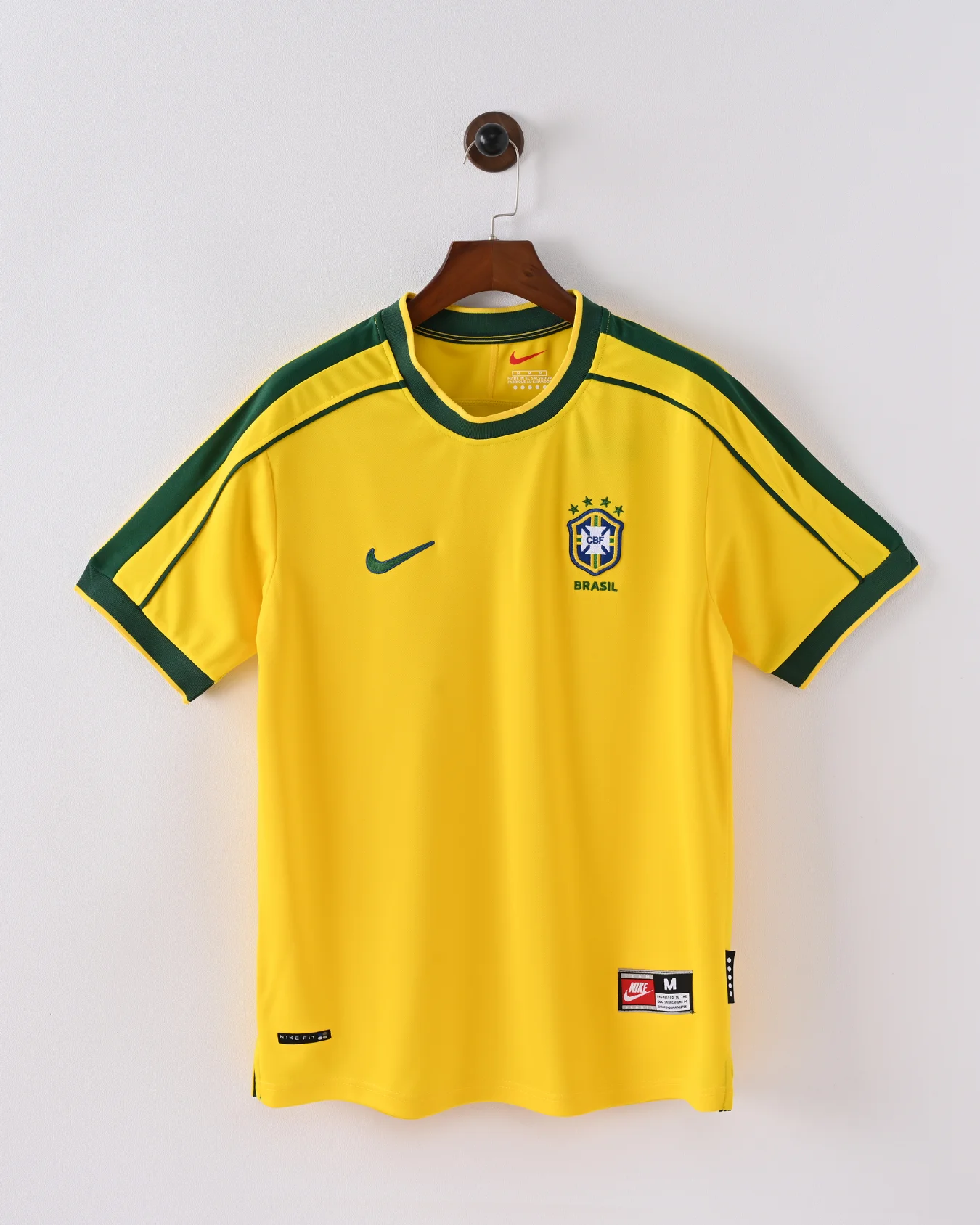 BRAZIL 1998 HOME JERSEY | Fusion Gear | Football Store
